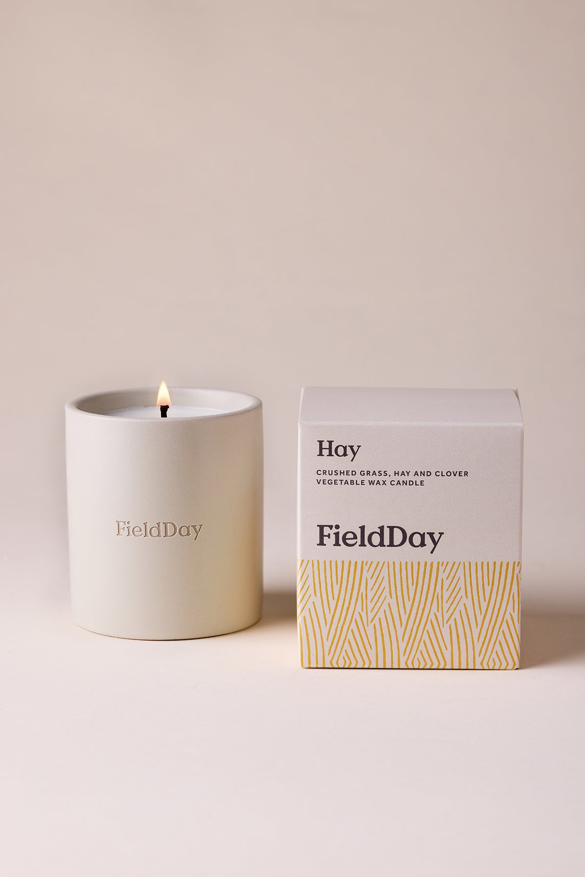 Classic Hay Stoneware Candle | Field Day Ireland