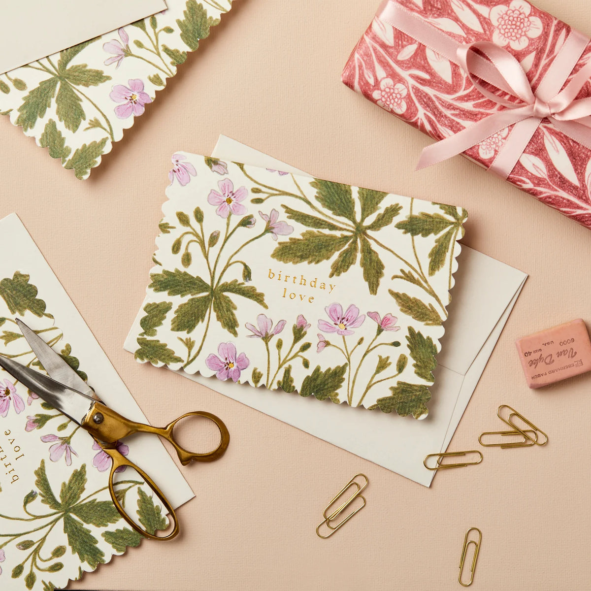 Wanderlust Geranium 'Birthday Love' Card | Field Day Ireland
